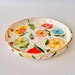 Handmade Ceramic Plate With Flower Design - Etsy