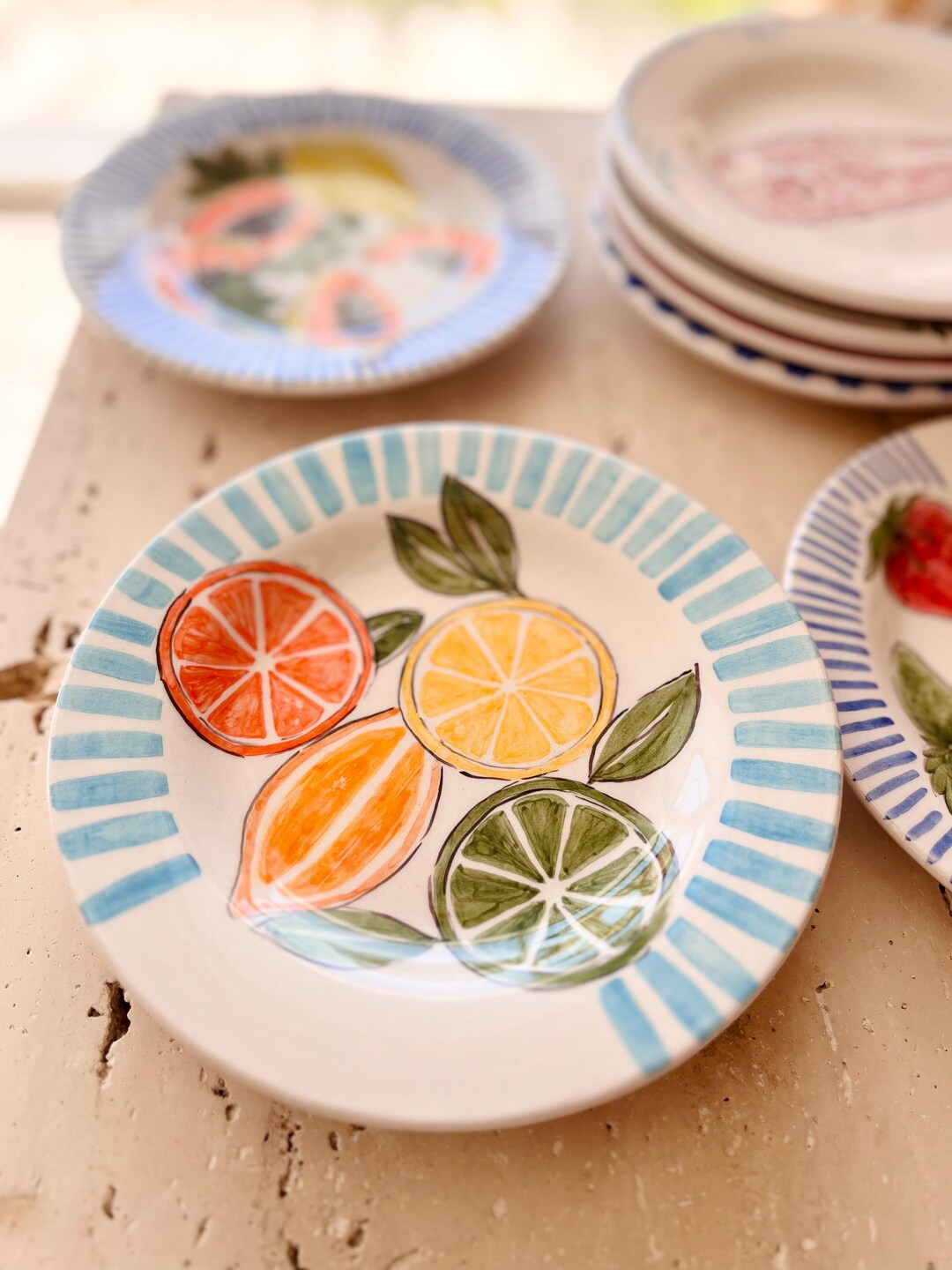 Handmade Lemon Plate - Etsy
