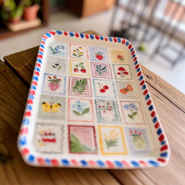 Handmade Ceramic Platter - Etsy