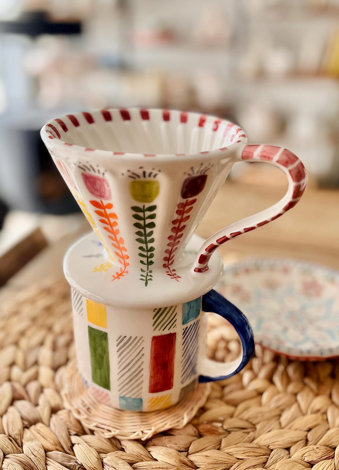 NEW DESIGN !!! Handmade Ceramic V60 Coffee Dripper - Etsy