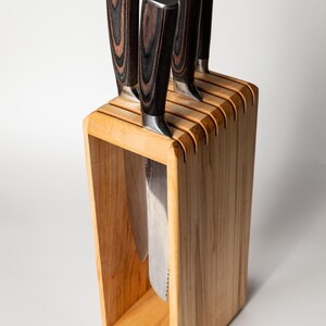 Sleek Design Knife Block - Etsy