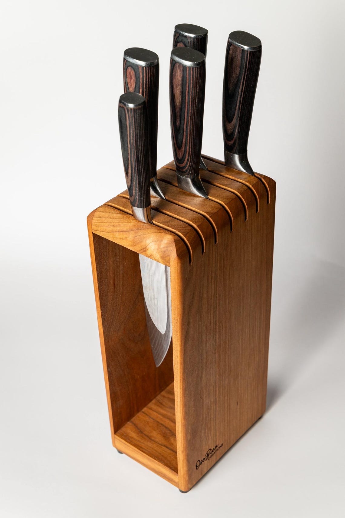 Sleek Design Knife Block - Etsy