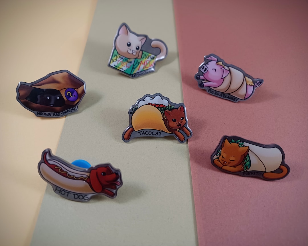 Kawaii Food Truck Metal Pins - A Grade - Etsy