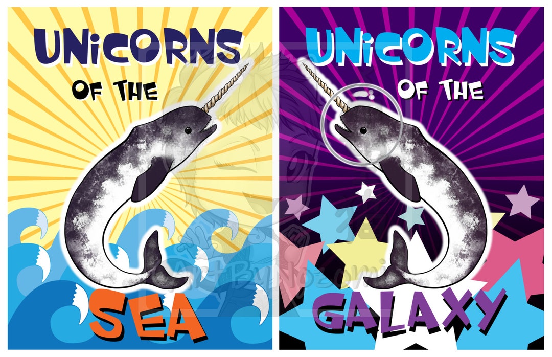Narwhals Are the Unicorns of the Sea 8.5"x11" Prints - Etsy