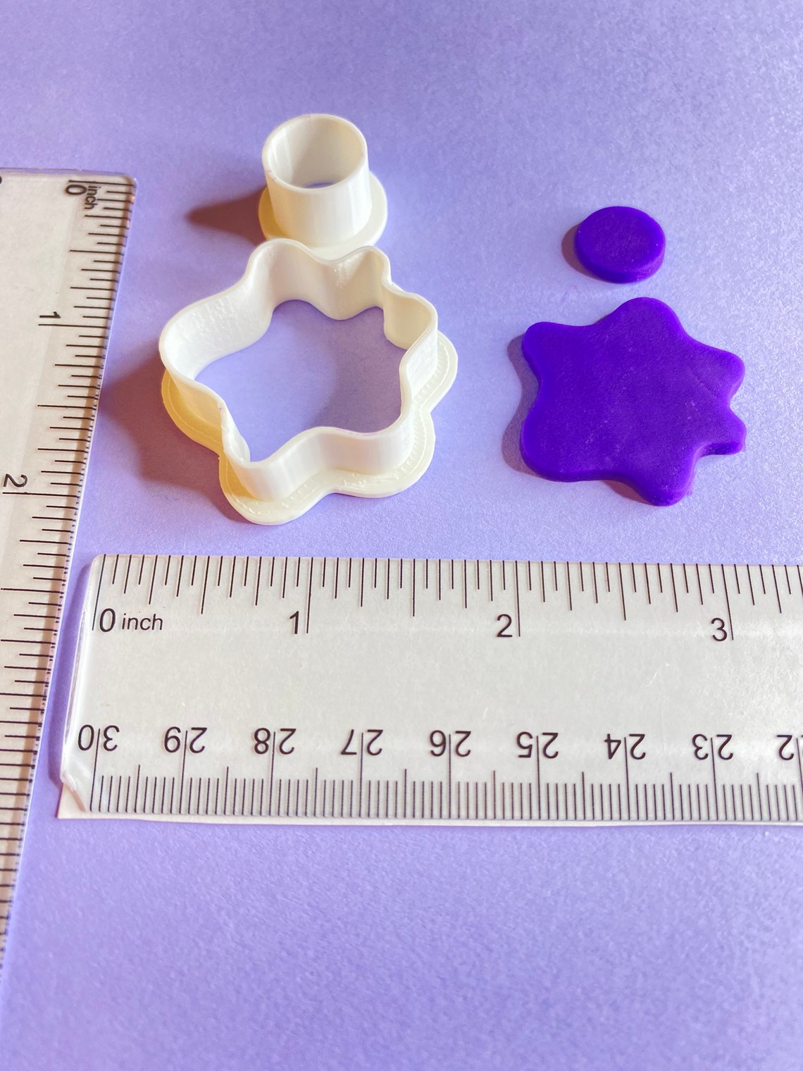 Splat & Circle SET Polymer Clay Cutter Earring Jewelry | Etsy