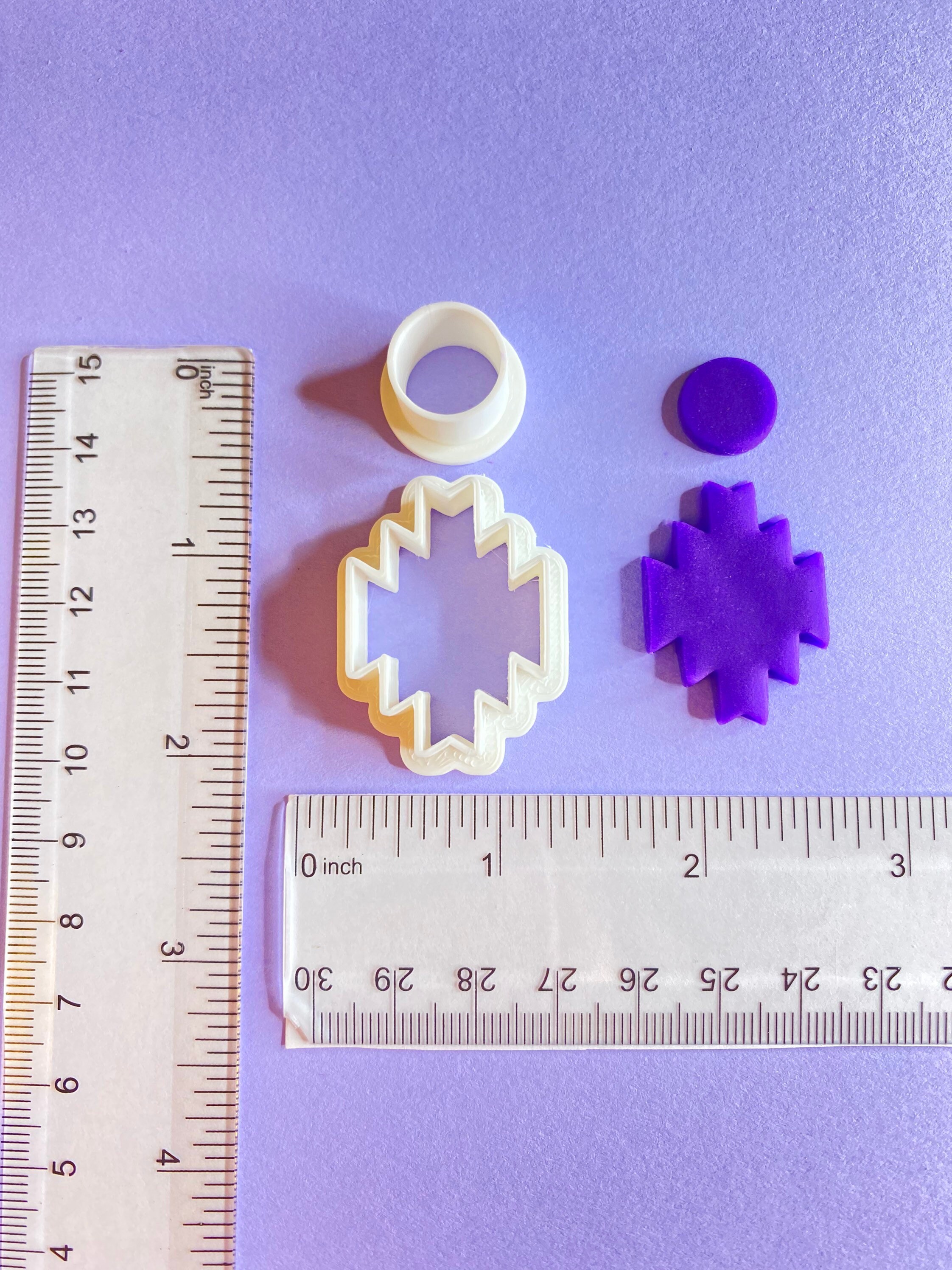 Aztec & Circle SET Polymer Clay Cutter | Earring Jewelry Making Sets ...