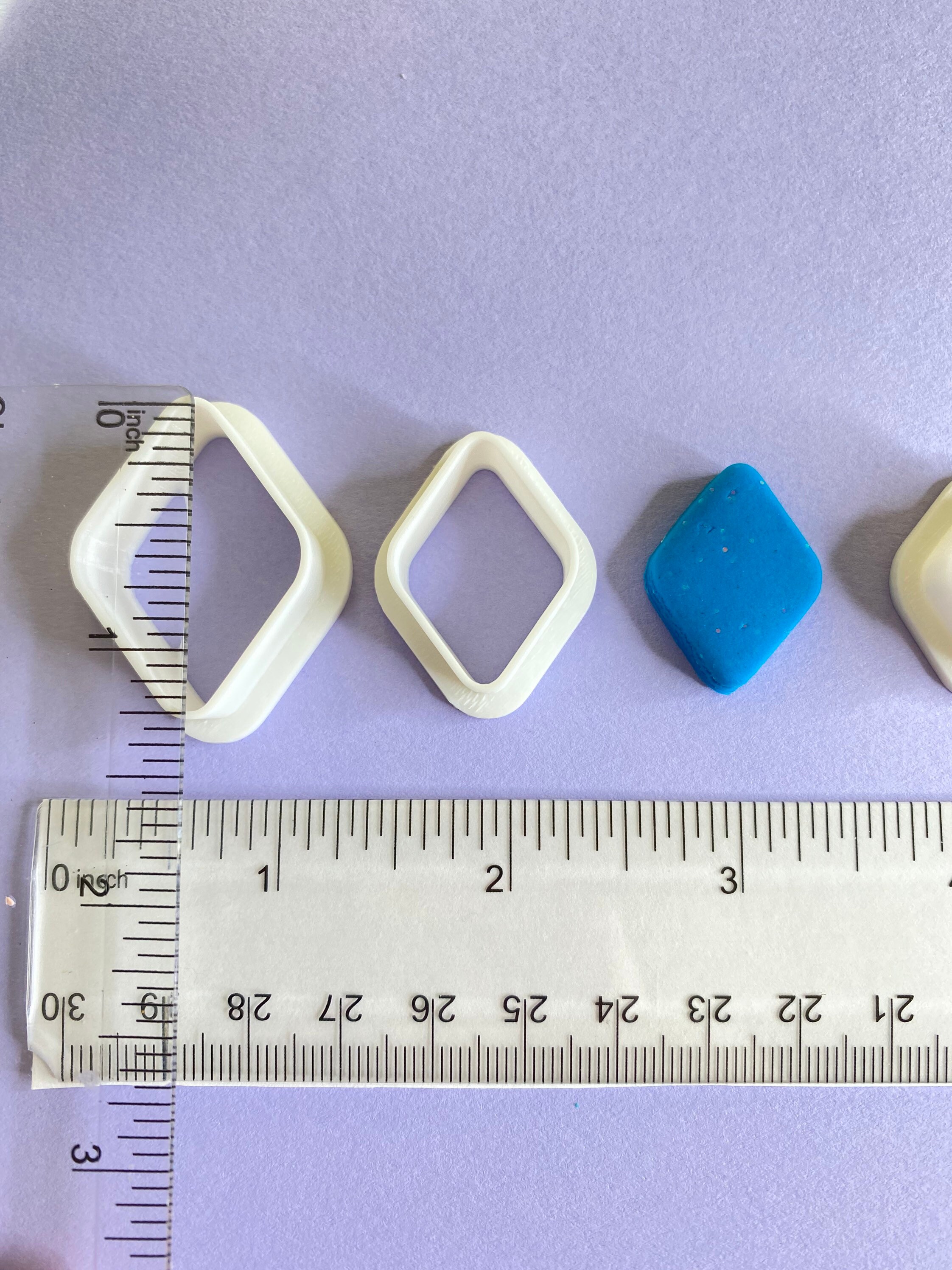 Rounded Diamond Polymer Clay Cutter Earring Jewelry Making - Etsy