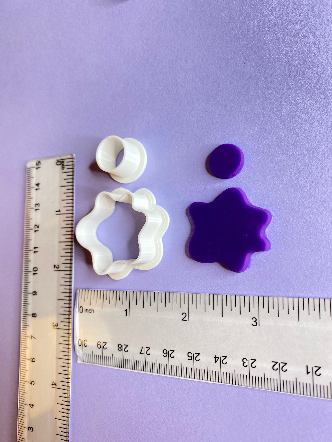 Splat & Circle SET Polymer Clay Cutter Earring Jewelry | Etsy