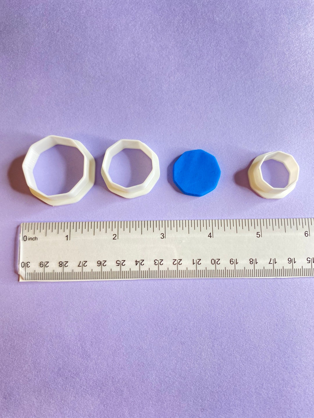 Rounded Polygon Polymer Clay Cutter | Earring Jewelry Making - Etsy