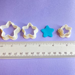 Rounded Star Polymer Clay Cutter | Earring Jewelry Making - Etsy
