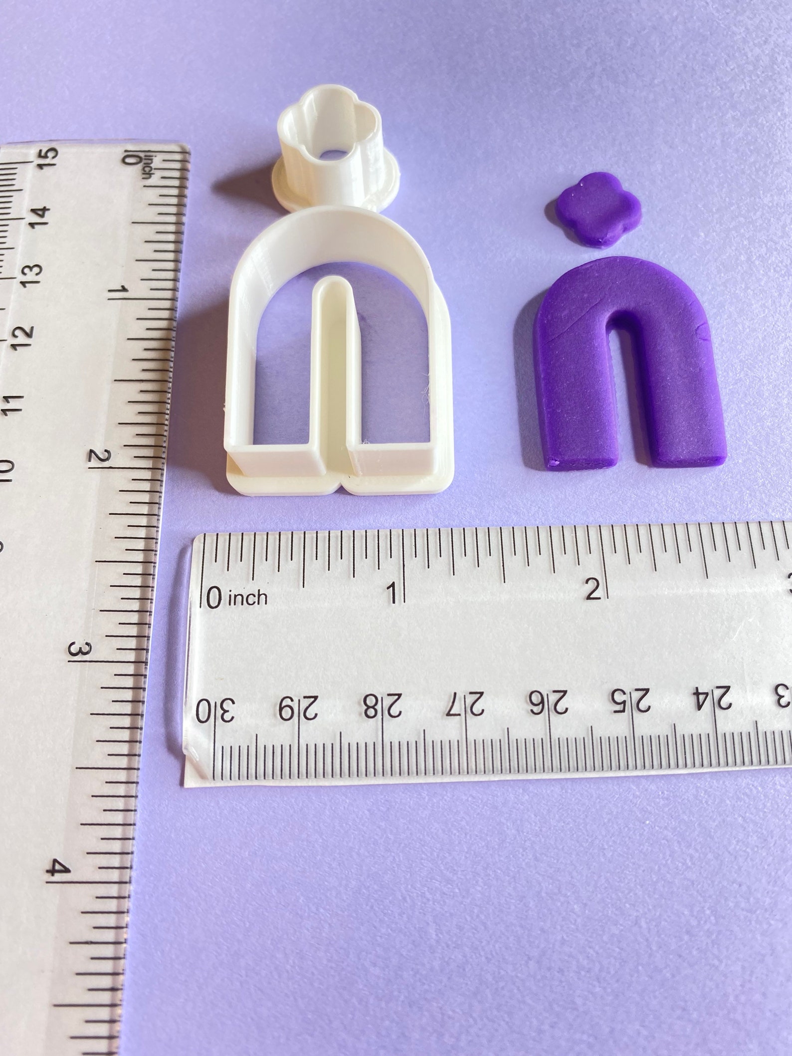 Quatrefoil & Arch U-shape SET Polymer Clay Cutter | Earring Jewelry ...