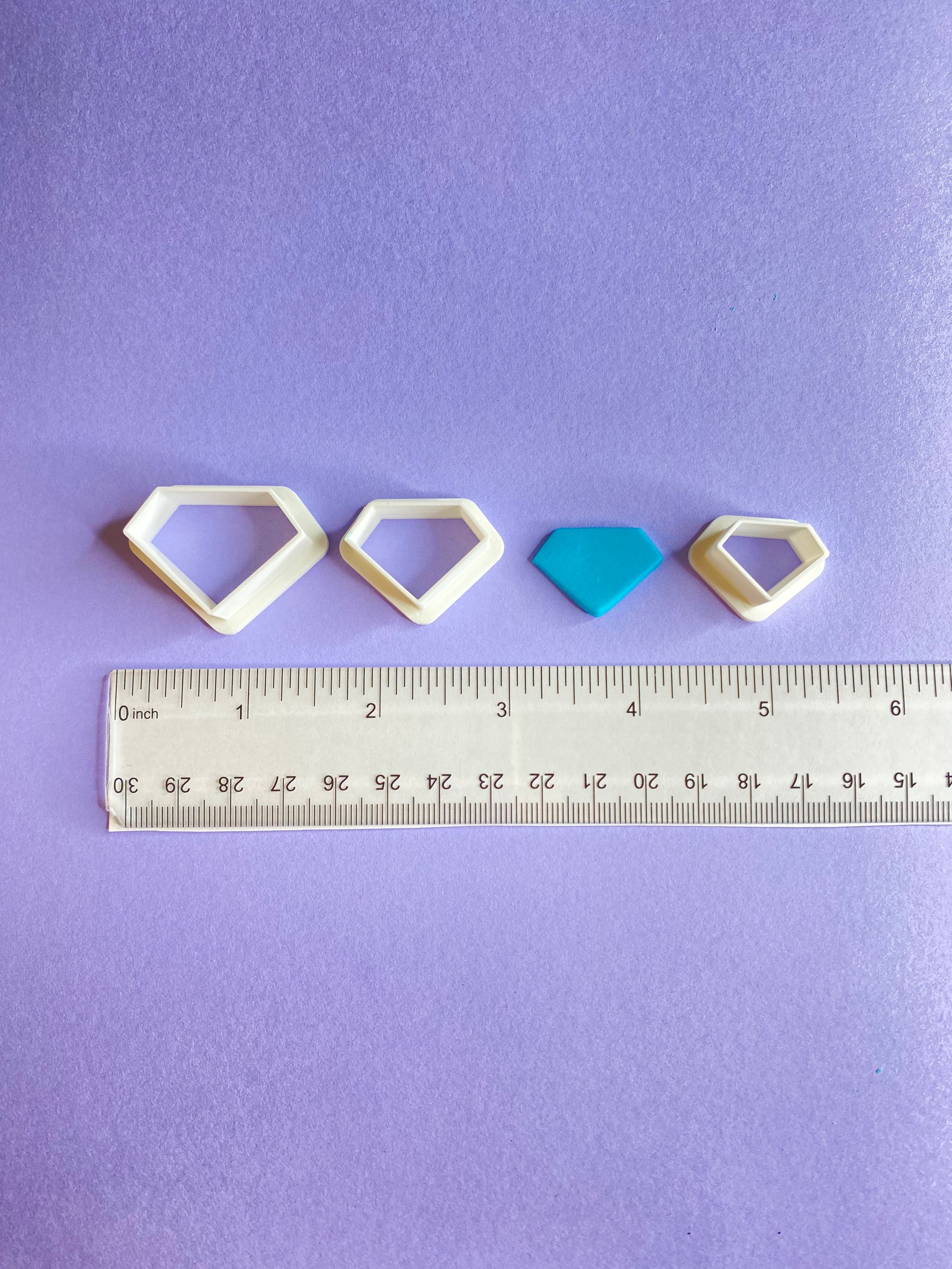 Diamond Jewel Polymer Clay Cutter | Earring Jewelry Making - Etsy