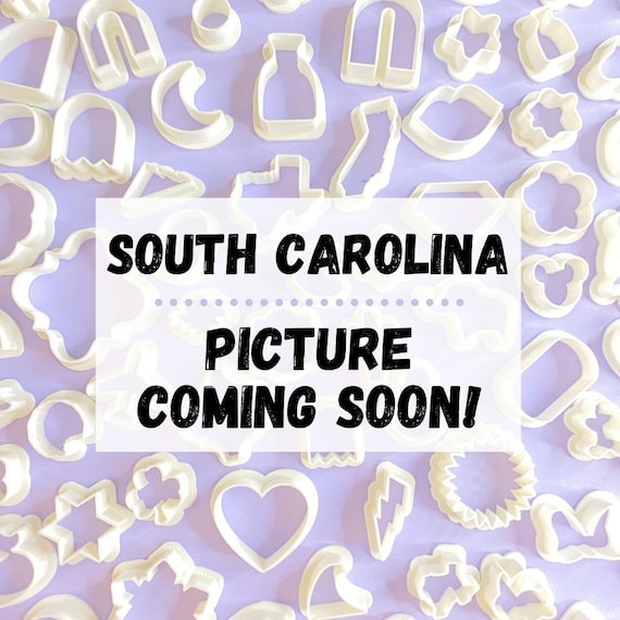 State of South Carolina Polymer Clay Cutter Earring Jewelry | Etsy