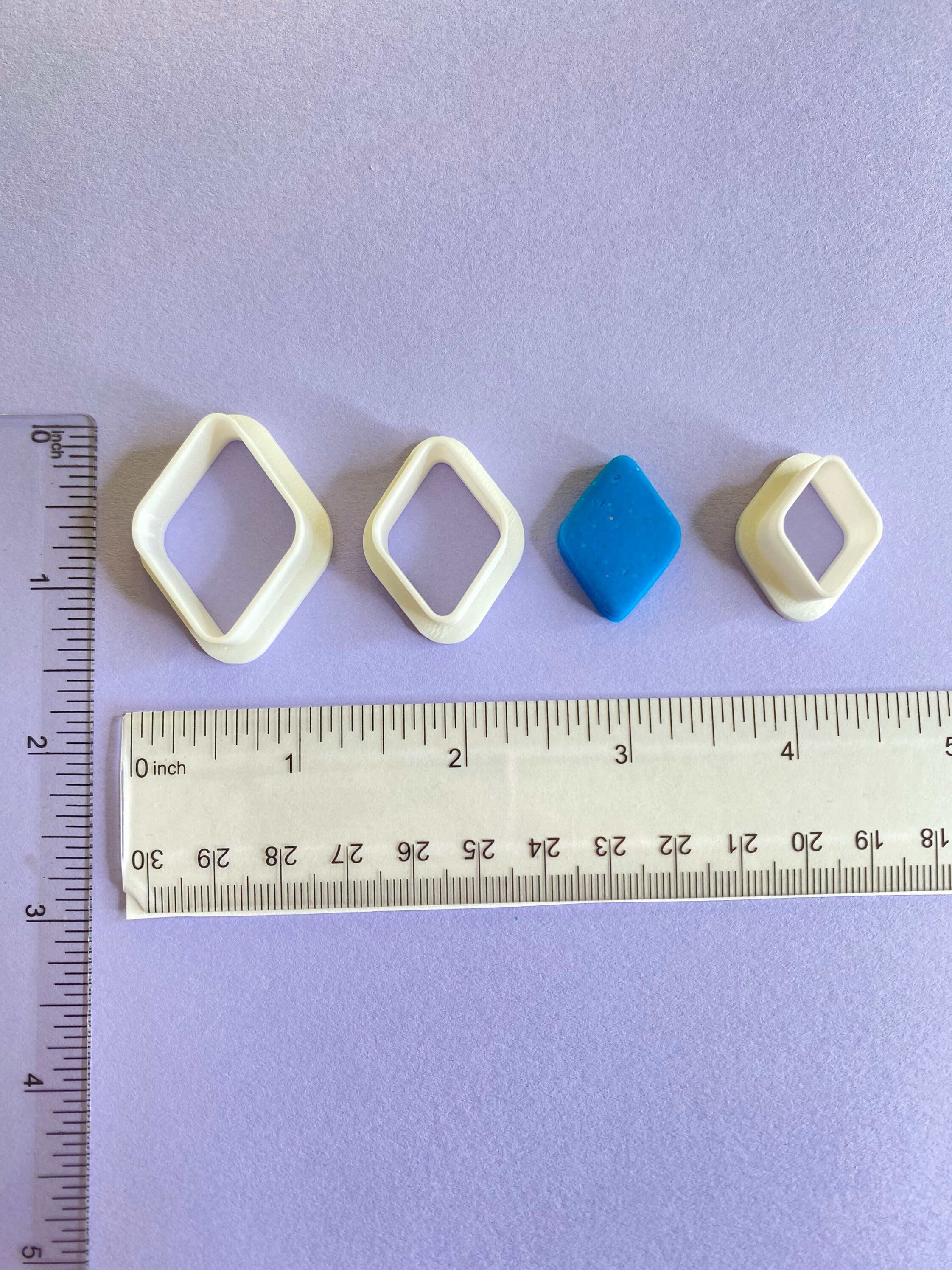 Rounded Diamond Polymer Clay Cutter Earring Jewelry Making - Etsy