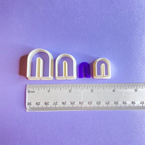Quatrefoil & Arch U-shape SET Polymer Clay Cutter Earring - Etsy