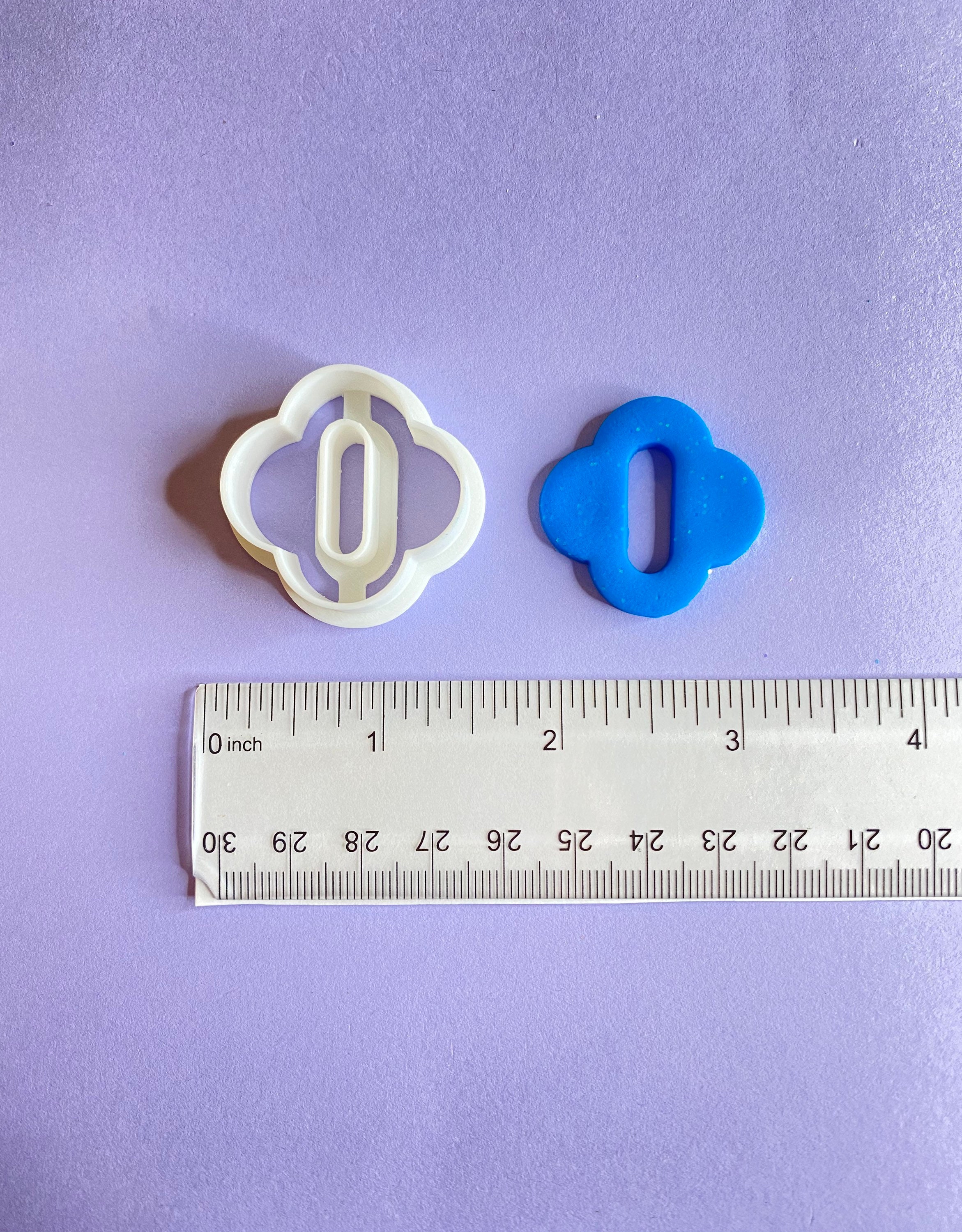 Chain Link SET of 2 Polymer Clay Cutter | 1.25 Inch Shapes With 0.75 ...