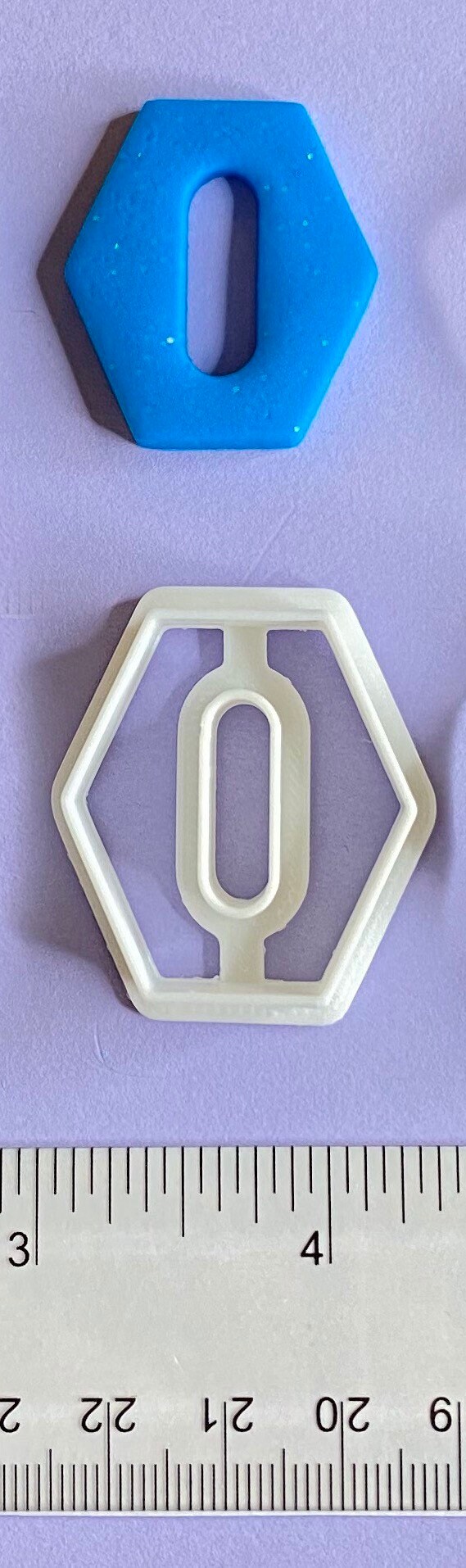 Chain Link SET of 2 Polymer Clay Cutter | 1.25 Inch Shapes With 0.75 ...