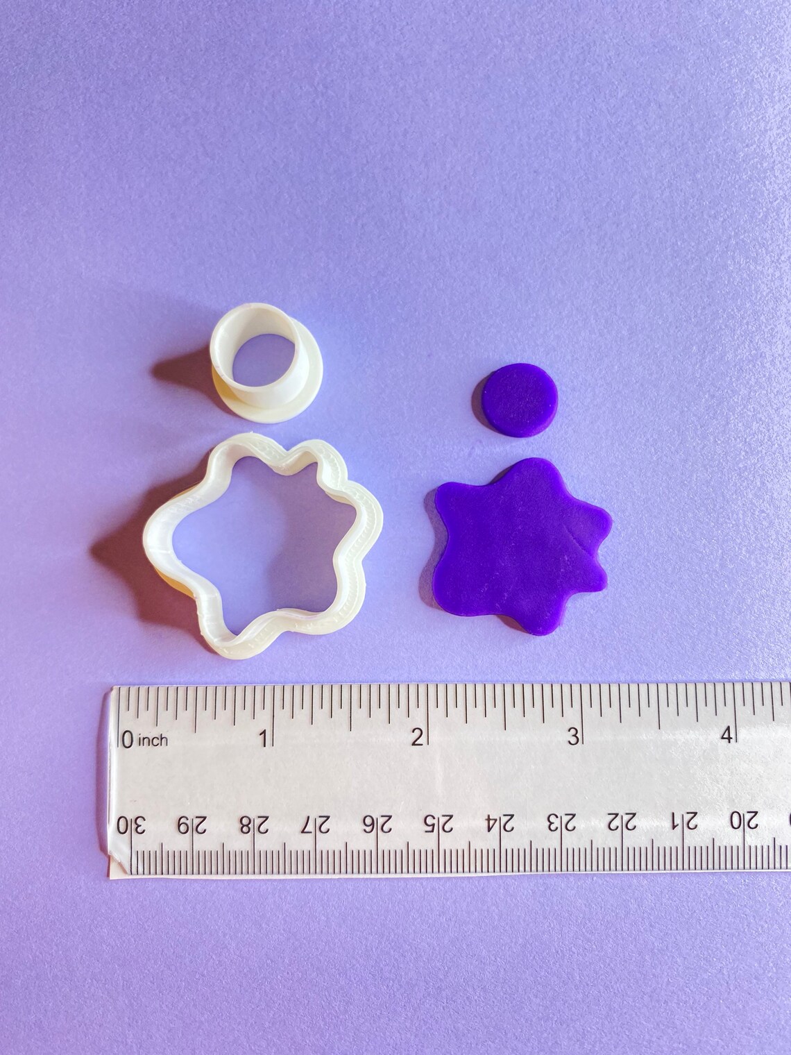 Splat & Circle SET Polymer Clay Cutter Earring Jewelry | Etsy