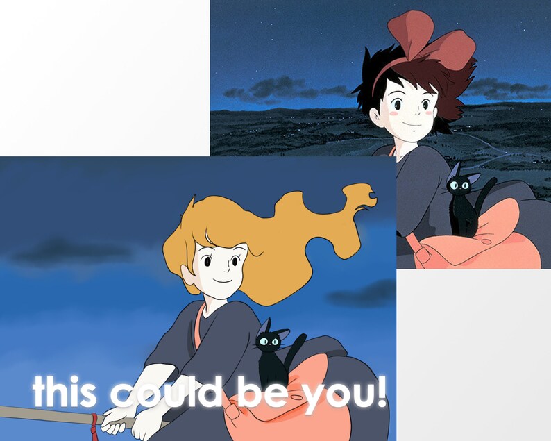 Customized Studio Ghibli Anime Portrait (turn Yourself Into Anime ...