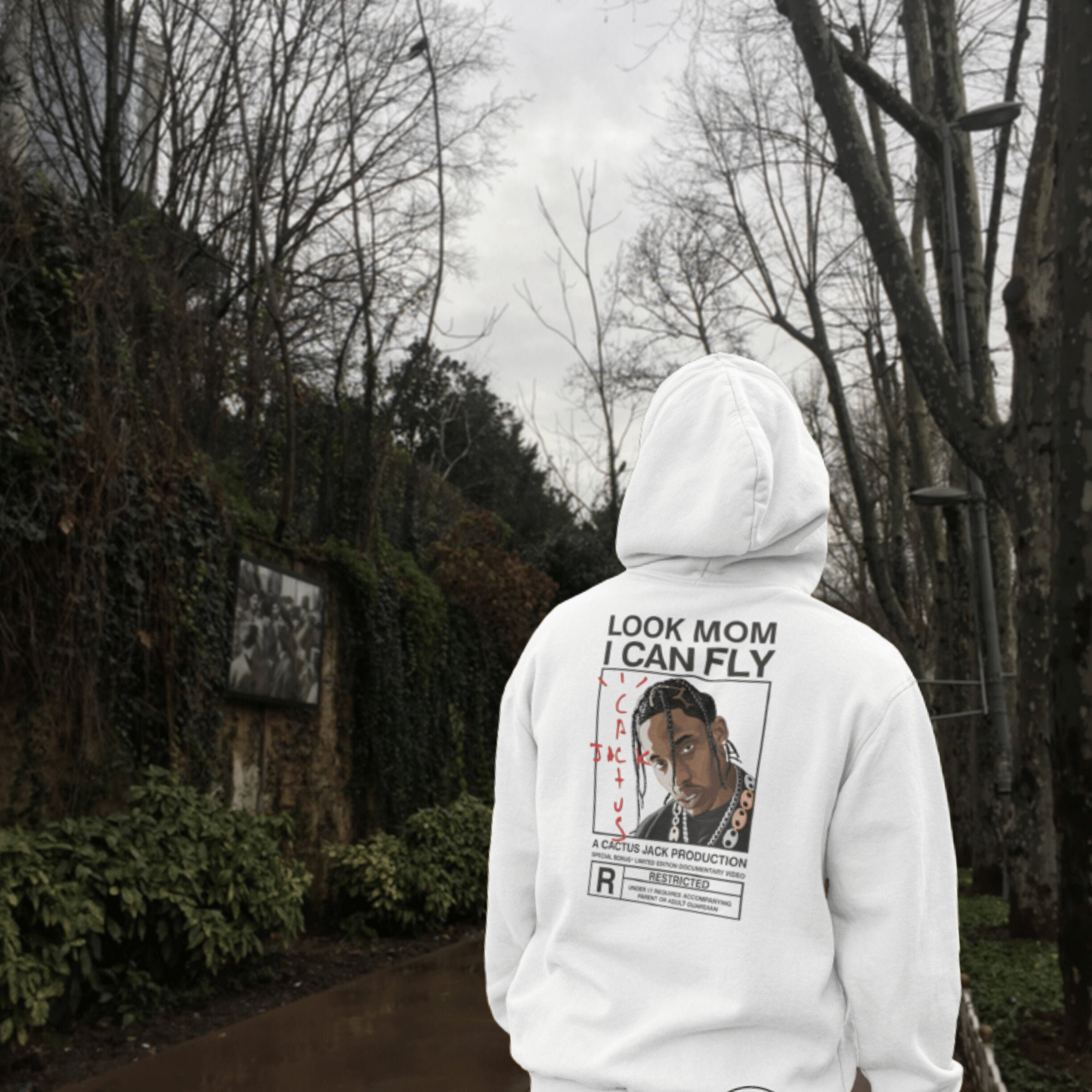 Travis Scott Design Oversize Hoodie Astronomical Pattern | Etsy