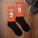Joe Burrow Socks; Premium Nfl Socks; Bengals Football Socks; Cincinnati ...