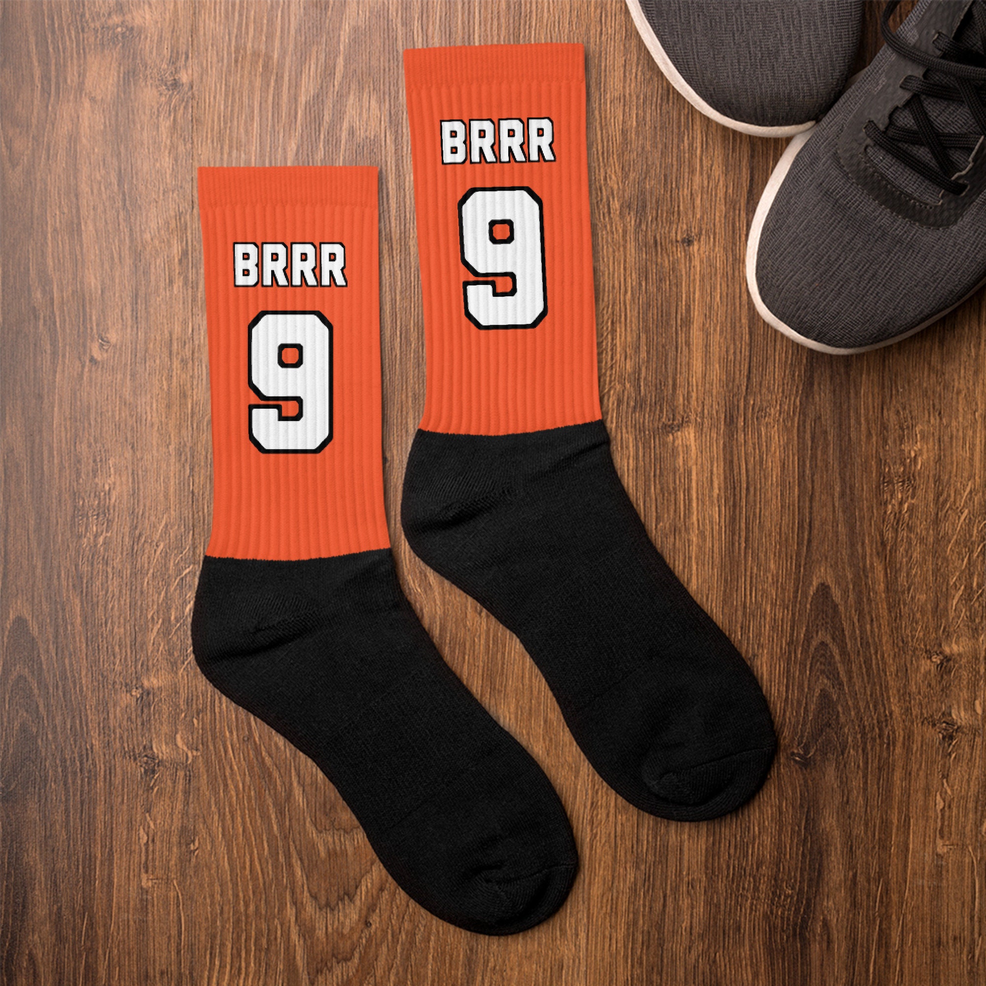 Joe Burrow Socks; Premium Nfl Socks; Bengals Football Socks; Cincinnati ...