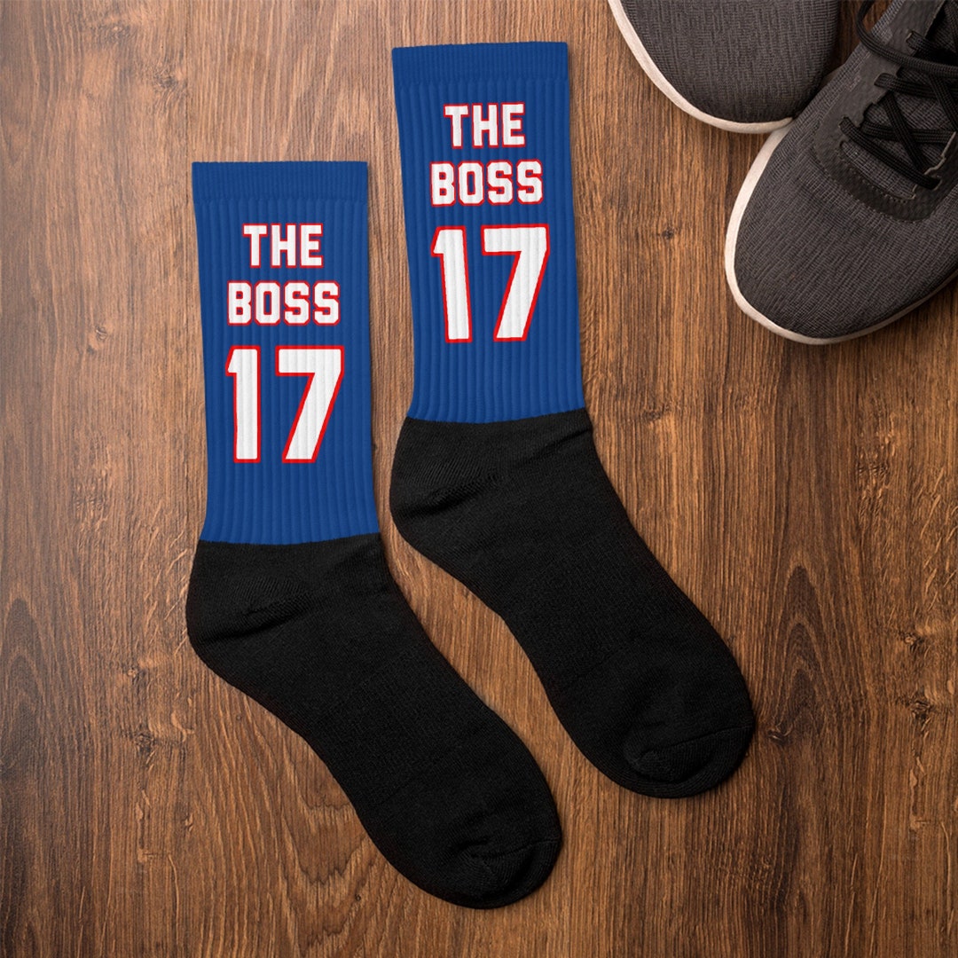 Josh Allen Socks; Premium Nfl Socks; Bills Football Socks; Buffalo ...
