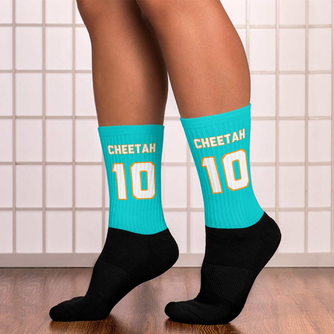 Tyreek Hill Socks; Premium Nfl Socks; Dolphins Football Socks; Miami ...