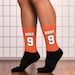 Joe Burrow Socks; Premium Nfl Socks; Bengals Football Socks; Cincinnati ...