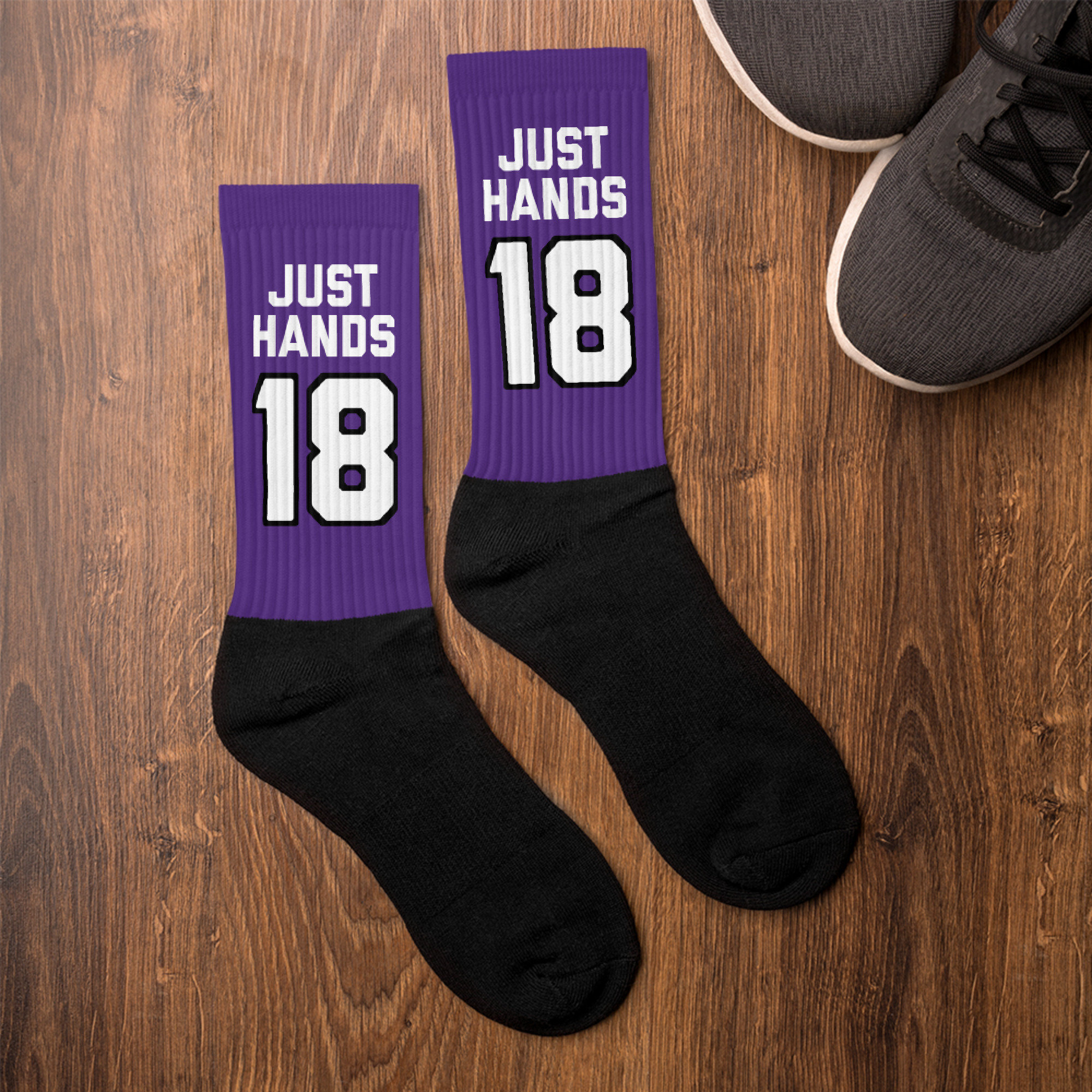 Justin Jefferson Socks; Premium NFL Socks; Vikings Football Socks ...