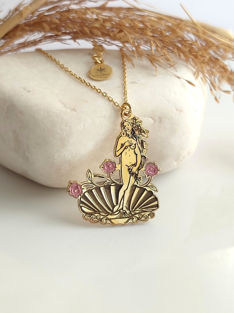 The Birth of Venus Necklace Greek Mythology Antique Jewelry - Etsy