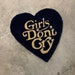 Girls Dont Cry Rug | Custom Rug | Handmade Rug | Heart Shape Rug ...