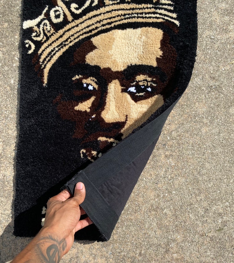 2pac Rug | 1 of 1 | Custom Rug | Tufted Rug | Modern Wall Art ...