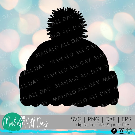 Beanie SVG Hand Drawn Svg Beanie Silhouette Instant | Etsy