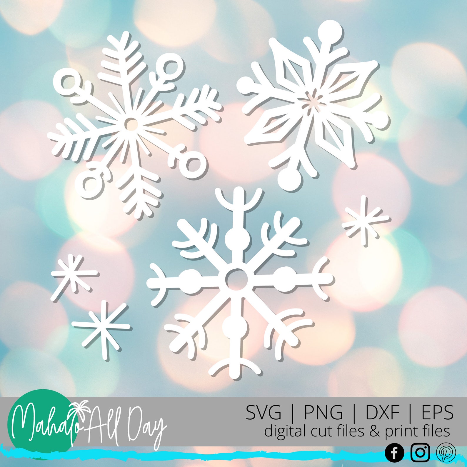 Snowflake SVG Snowflakes SVG Winter Svg Winter Wonderland Svg Instant ...