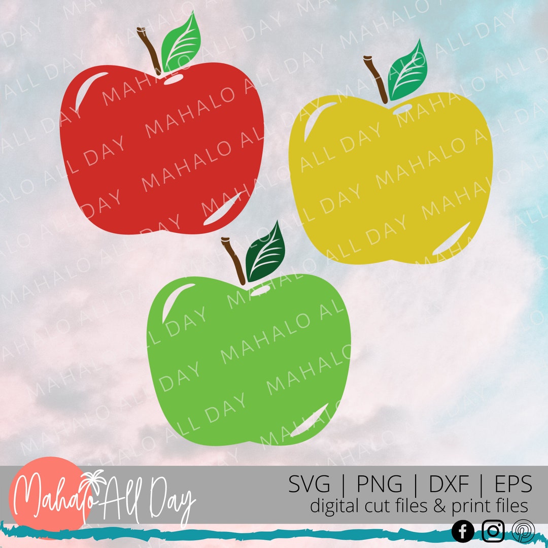 Apple Svg | Red Apple Svg | Fall Svg | Autumn Svg | Fall Harvest Cut ...