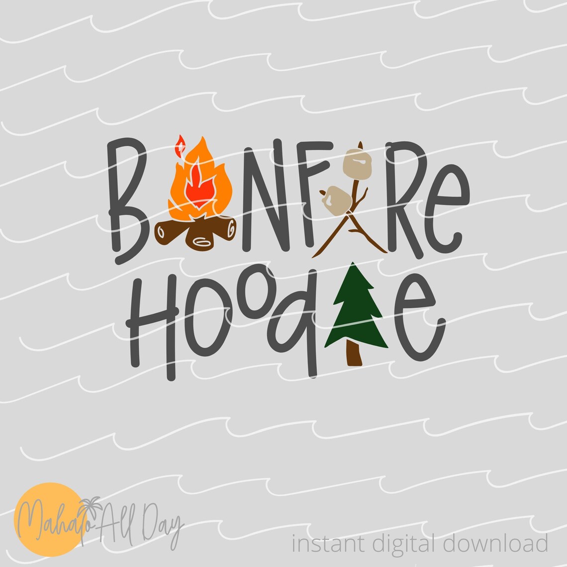 Bonfire Hoodie SVG Png Eps Dxf Fire Svg Smore's Svg - Etsy