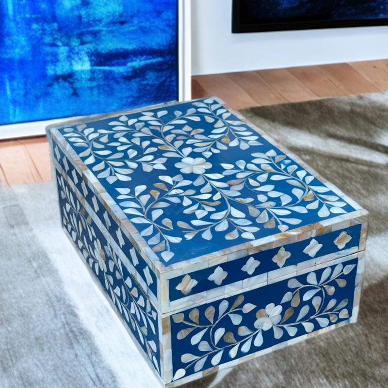 Bone Inlay Box - Etsy