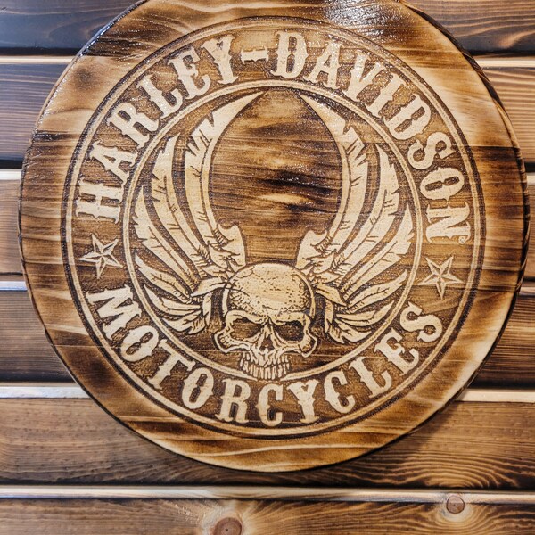 Harley Davidson Laser Engrave - Etsy