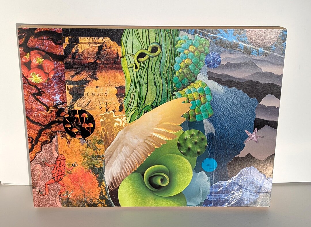 Spectrum ... Original Collage - Etsy