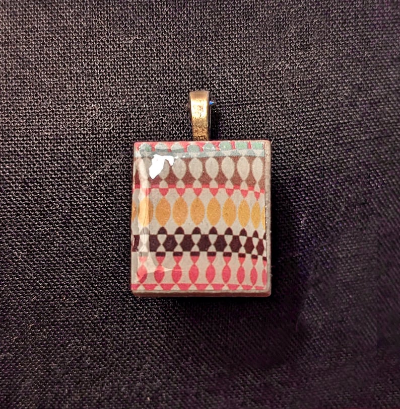 More Fun & Colorful Tile Pendants - Etsy