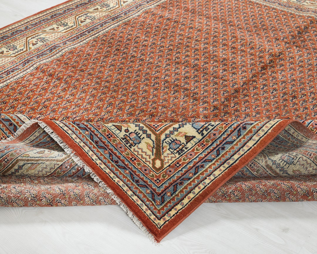 8x10 Vintage Rug , Persian Rug , Antique Handmade Rug , Oversized Rug ...