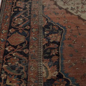 8x11 Vintage Rug , Persian Rug , Antique Handmade Rug , Oversized Rug ...