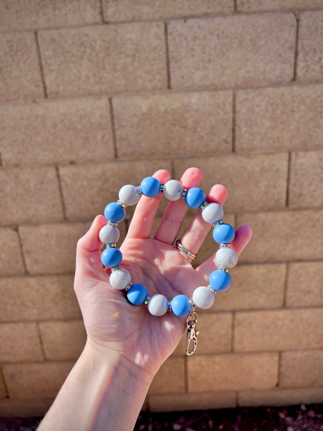 Wristlet / Wristlet for Car Keys / Wristlet With Spacers - Etsy