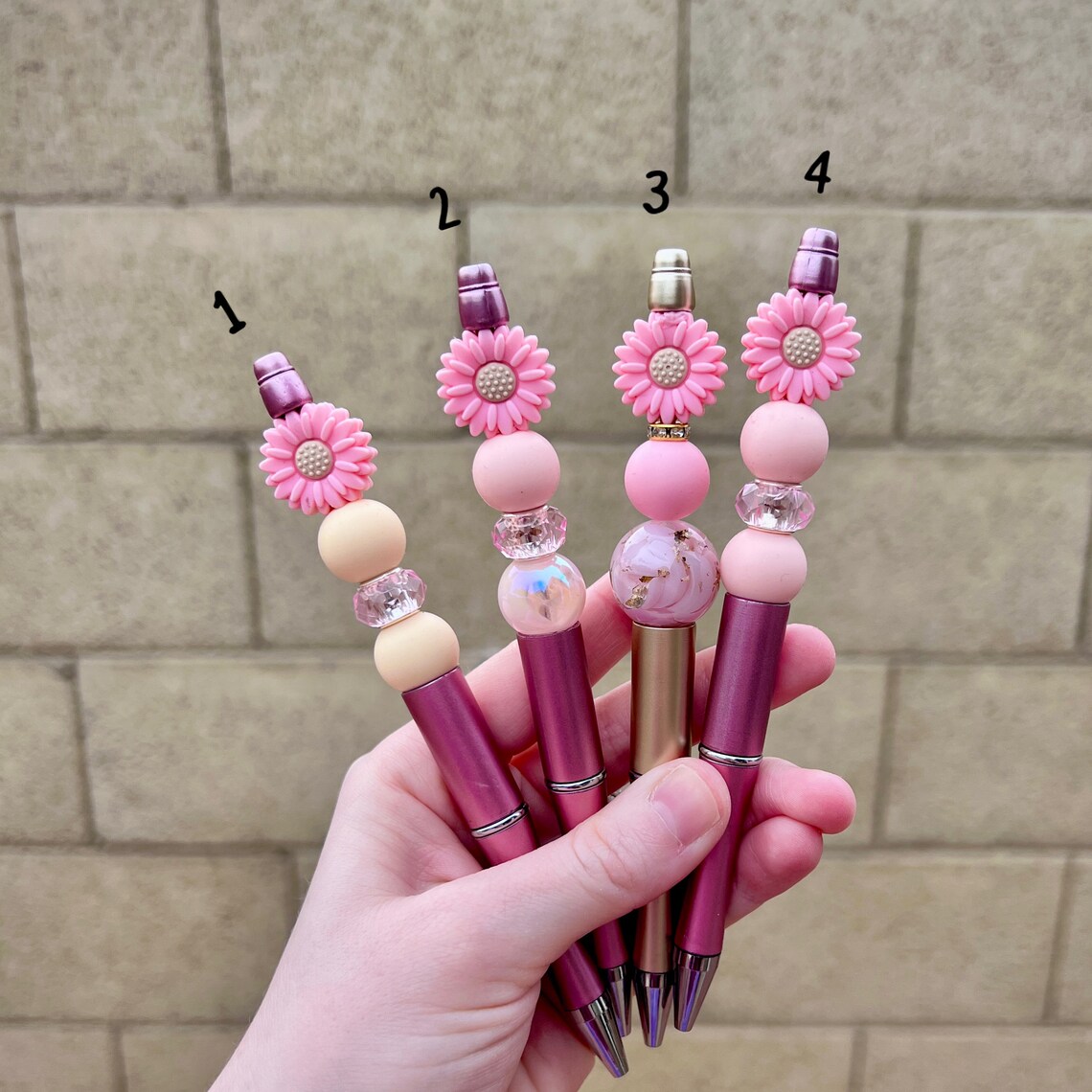 Flower Pen / Beadable Pen / Custom Pen - Etsy