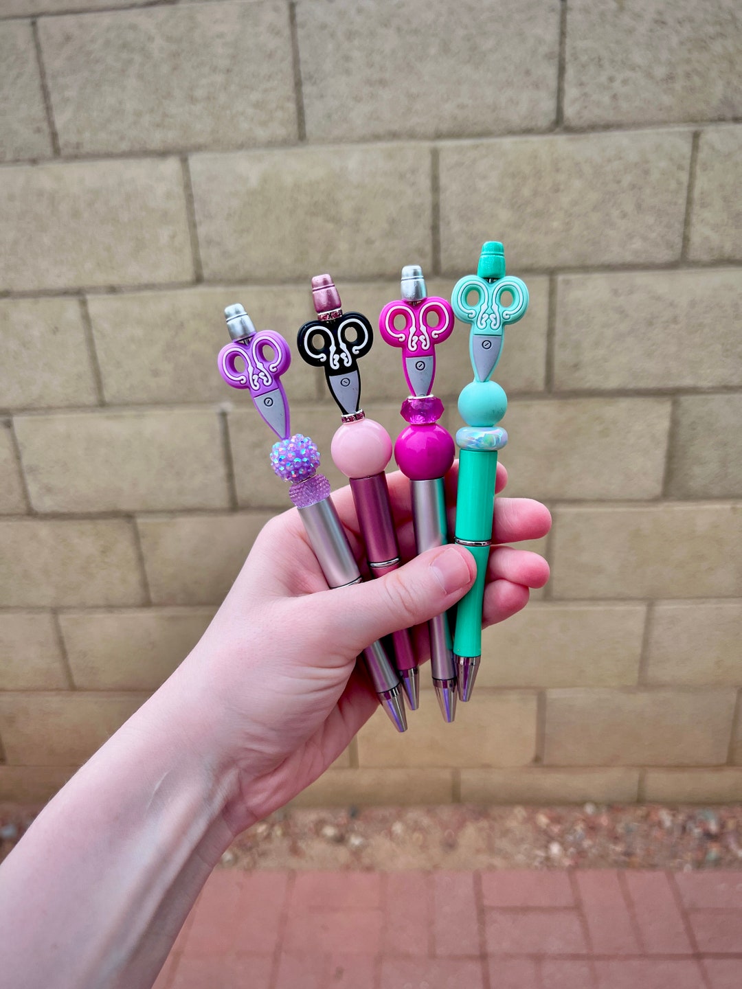 Occupational Pens / Hairdresser Pens / Beadable Pens / Scissor Focal ...