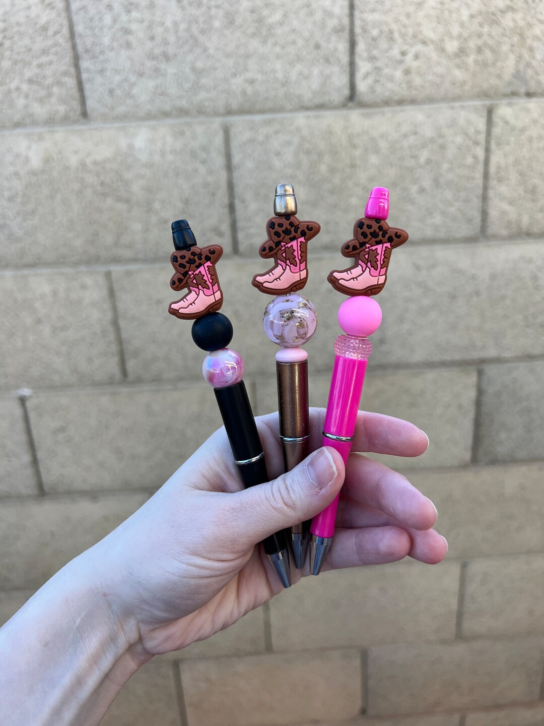 Cowboy Boots Beaded Pen / Beadable Pen / Customized Pens - Etsy