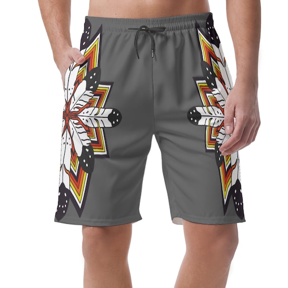 All-Over Print Men's Casual Short Pants | Etsy