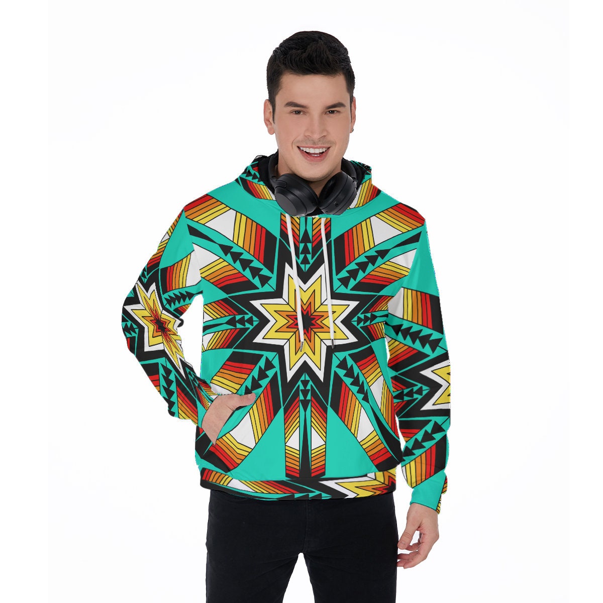 All-over Print Men's Pullover Hoodie - Etsy UK
