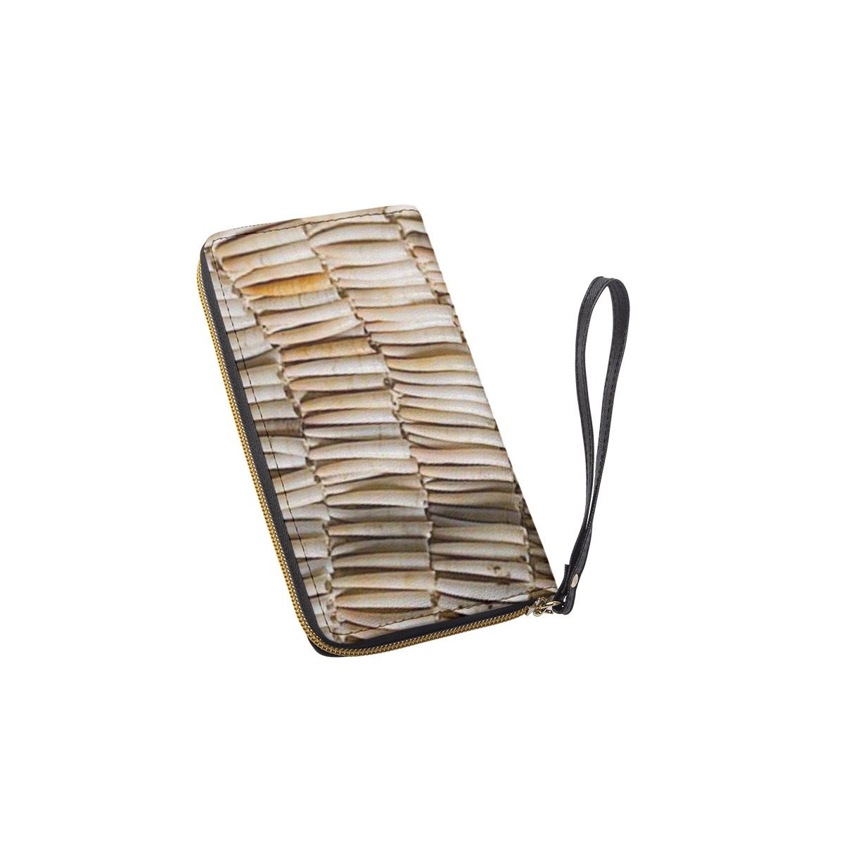 Long Wallet With Black Hand Strap - Etsy